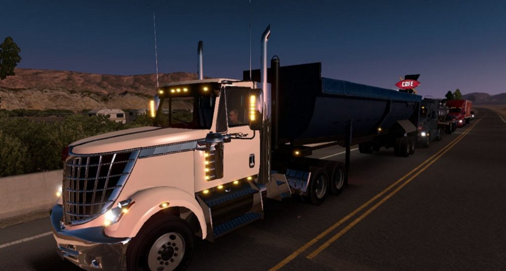 AI Traffic International Lonestar Mod - ATS Mod | American Truck Simulator Mod