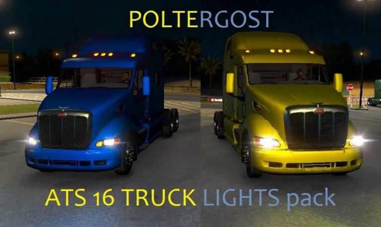 ATS 16 TRUCK LIGHTS Mod pack - ATS Mod | American Truck Simulator Mod
