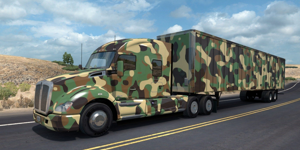 ATS Army Trailer - ATS Mod | American Truck Simulator Mod
