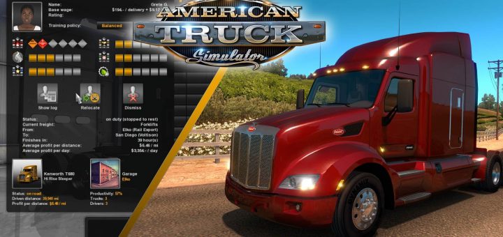 ATS passengers mod v1.1 - ATS Mod | American Truck Simulator Mod
