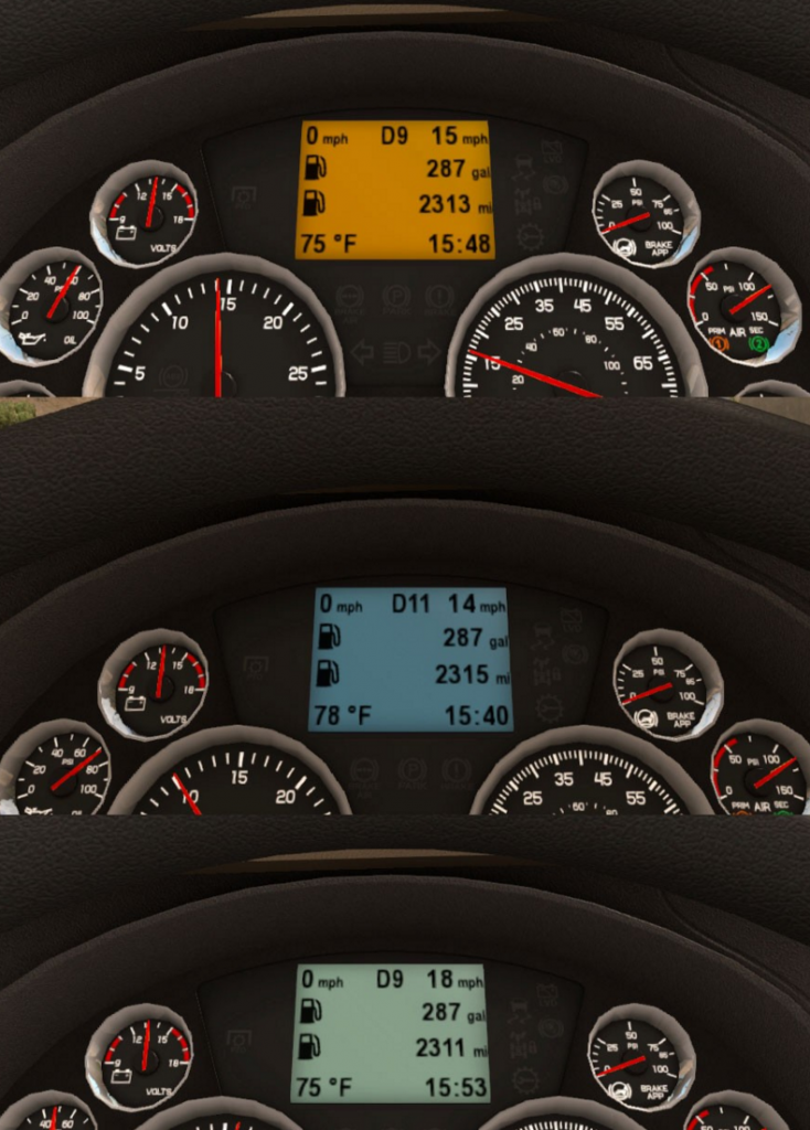 Kenworth T680 Dashboard for ATS - ATS Mod | American Truck Simulator Mod