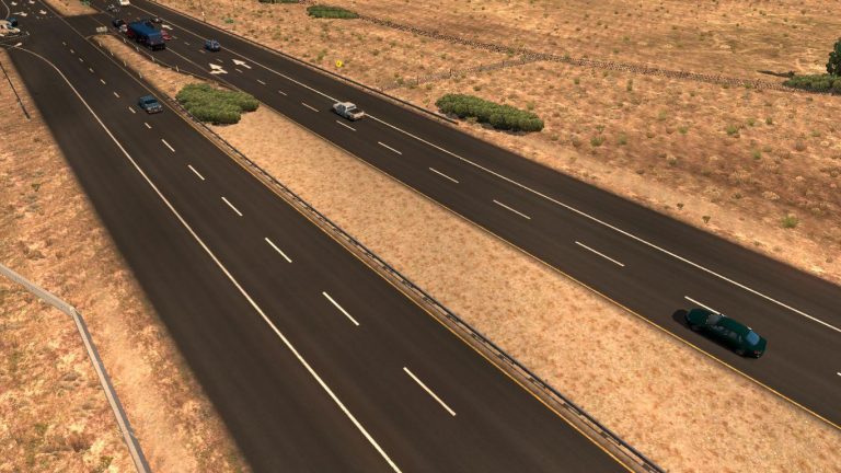 New Asphalt On Roads v1.0.0 Mod - ATS Mod | American Truck Simulator Mod