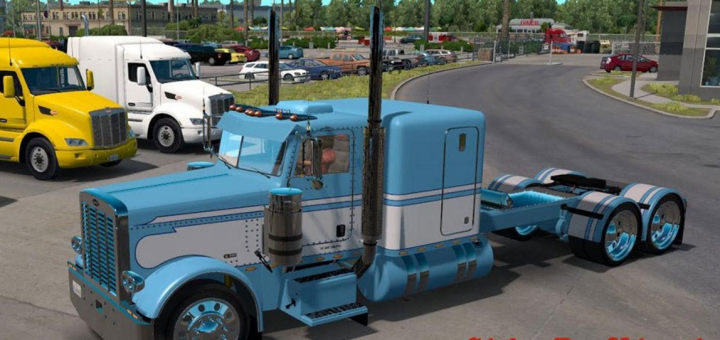 Peterbilt 379 Red Rollin’ Transport Truck Skin v 1.0 ATS - ATS Mod ...