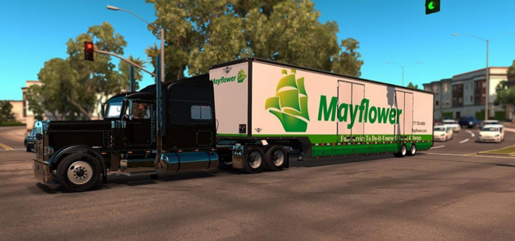 RD Moving Van for ATS - ATS Mod | American Truck Simulator Mod