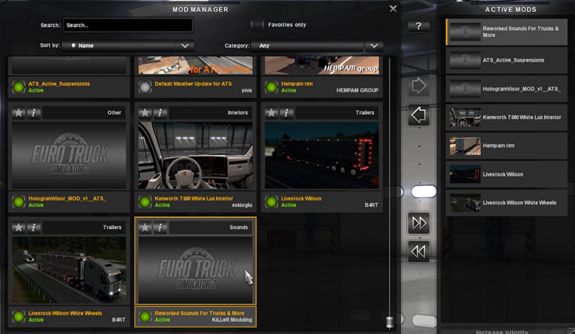 Reworked Sounds – Trucks & More mod - ATS Mod | American Truck ...