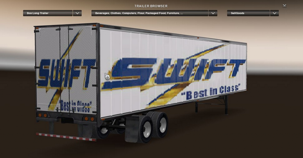 Swift Trailer Mod - ATS Mod | American Truck Simulator Mod