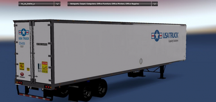 Standalone 20ft 2 Axles Container Trailer mod - ATS Mod | American ...