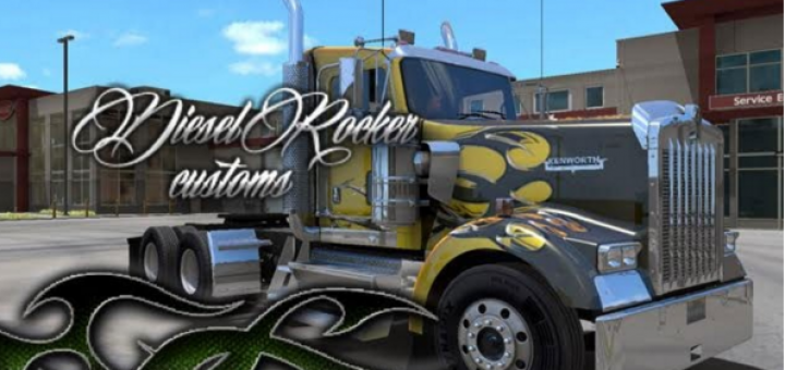 ROLLING TRANSPORT SKIN JON RUDA PETERBILT 389 1.45 Mod - ATS Mod ...