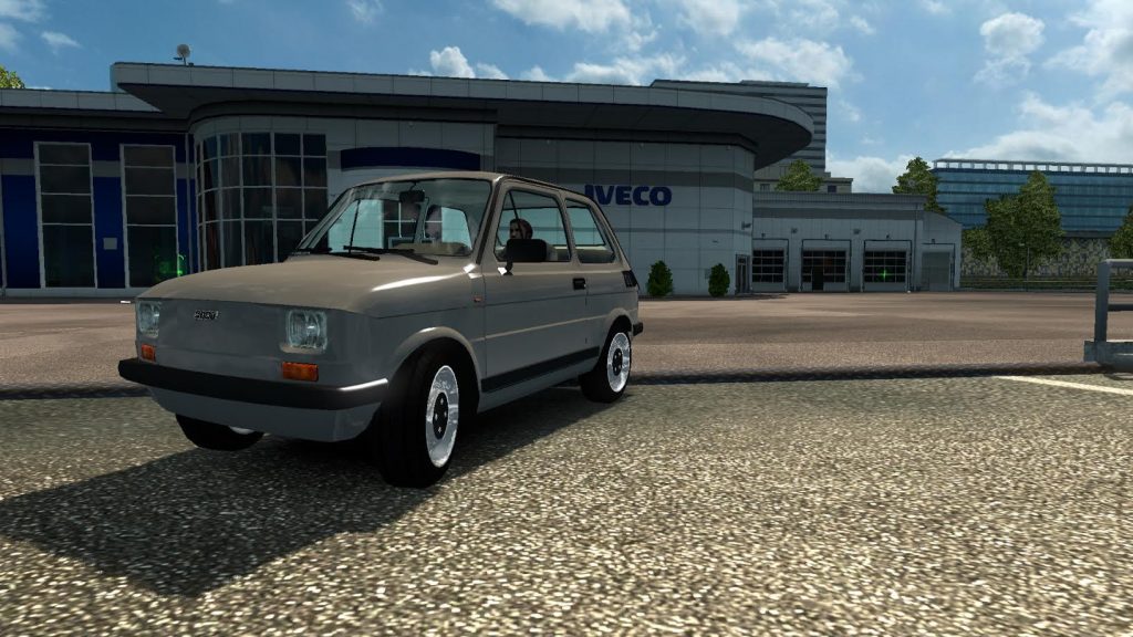 FIAT 126 V2.0 ATS CAR MOD - ATS Mod | American Truck Simulator Mod