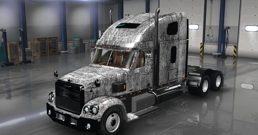 Freightliner Coronado Grunge Metal Skin Mod - ATS Mod | American Truck ...