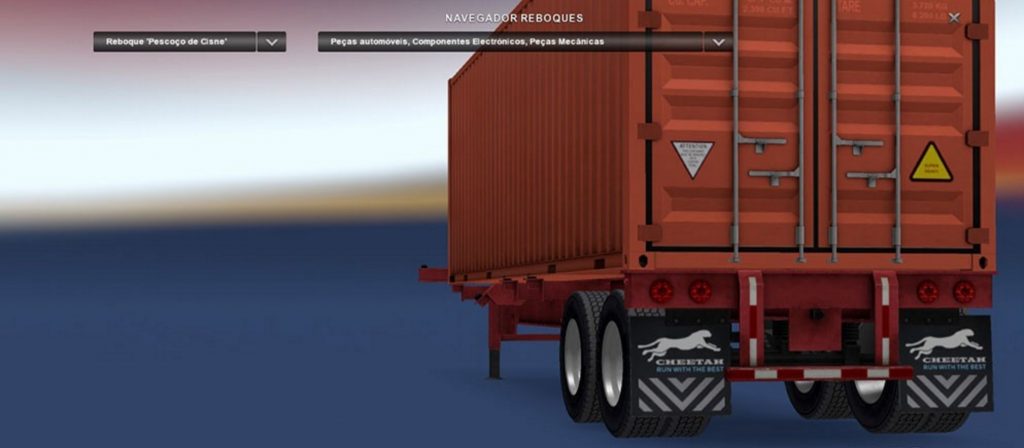 Gooseneck Trailer Real Manufacturer (Cheetah Chassis) Mod - ATS Mod ...
