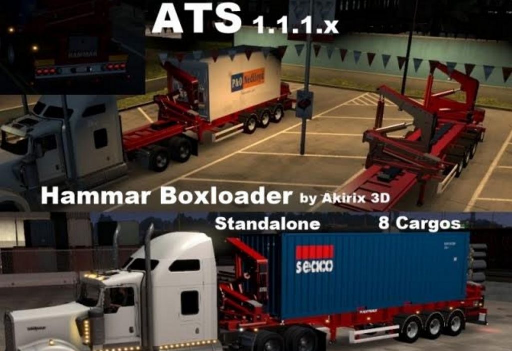 Hammar Boxloader V1.2 by Akirix 3D for ATS - ATS Mod | American Truck ...