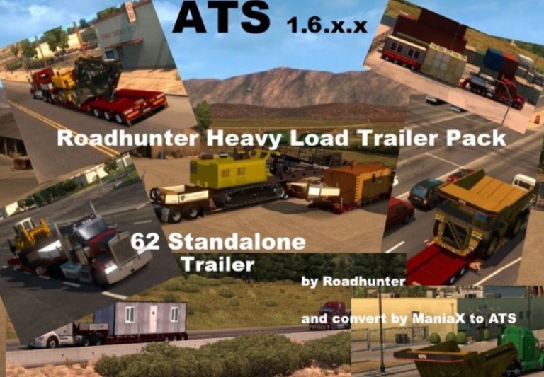 Heavy Cargo Pack v 3.0 For ATS - ATS Mod | American Truck Simulator Mod