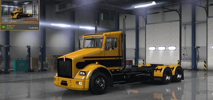 Commodore Skin for Overfloaters Kenworth K100e Mod - ATS Mod | American ...