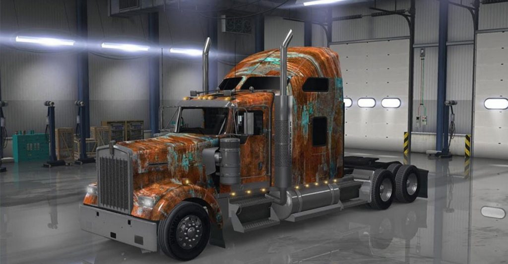 Kenworth W900 Truck Rust Skin - ATS Mod | American Truck Simulator Mod