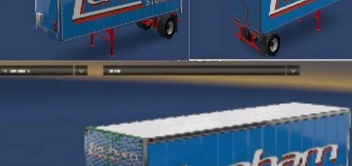 Maersk Container Trailer Mod - ATS Mod | American Truck Simulator Mod