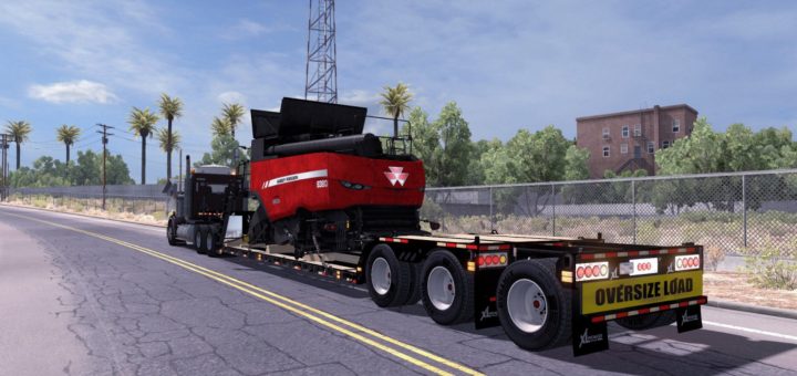 Lowboy trailers by Eddie Yantz v1.53 Mod - ATS Mod | American Truck ...