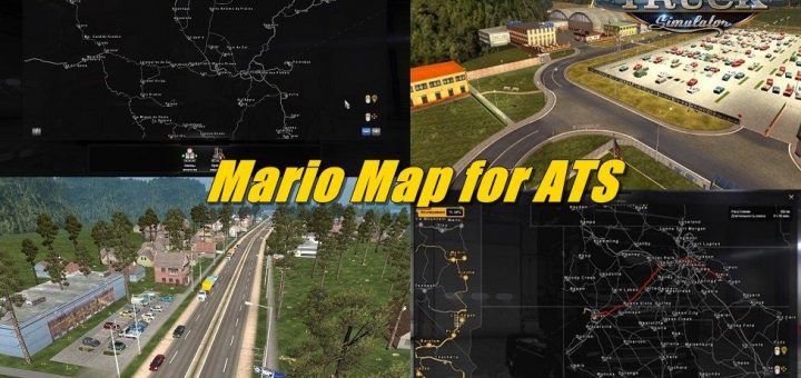 MHAPro map ATS 1.3 Mod - ATS Mod | American Truck Simulator Mod