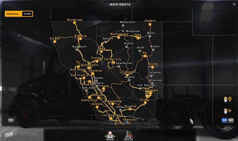 New cities in Nevada and California Mod - ATS Mod | American Truck ...