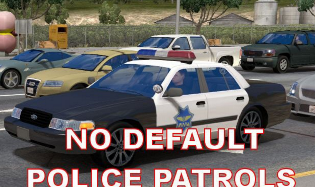 No AI Police Patrol Cars in Traffic Mod - ATS Mod | American Truck ...