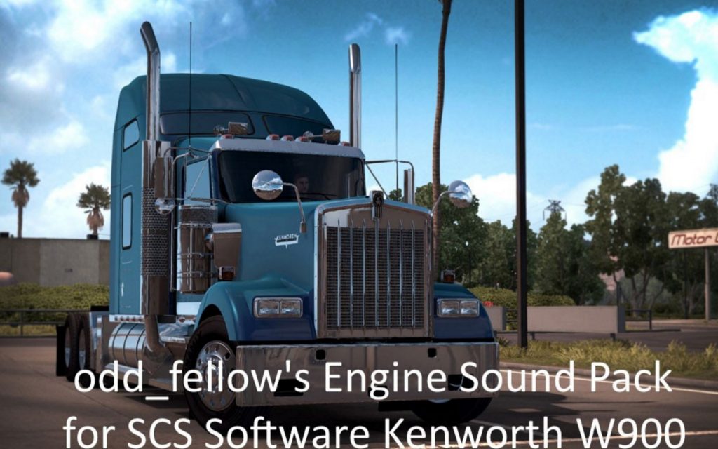 Odd_fellow’s Engine Sound Pack for Kenworth W900 Mod by SCS - ATS Mod | American Truck Simulator Mod