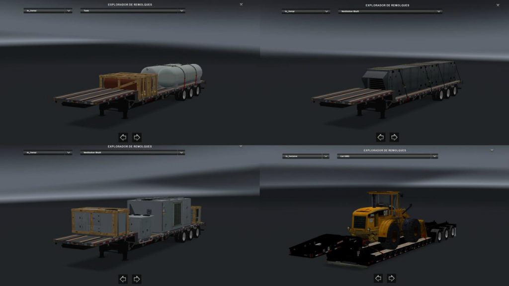 PACK TRAILERS ATS V1.0 MOD - ATS Mod | American Truck Simulator Mod