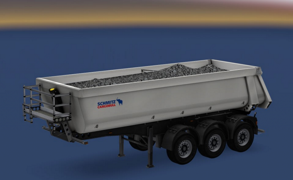 Schmitz Tipper Trailer Skin - ATS Mod | American Truck Simulator Mod
