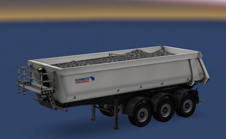 Schmitz Tipper Trailer Skin - ATS Mod | American Truck Simulator Mod