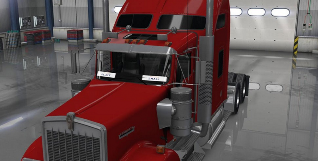 Small Driver Plate ATS - ATS Mod | American Truck Simulator Mod