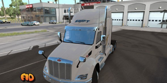 Swift Transportation – Peterbilt 579 skin - ATS Mod | American Truck ...