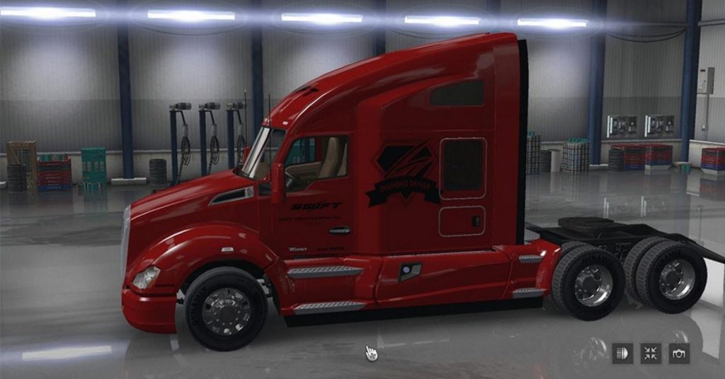 Swift trans diamond driver t680s white and and a paintable red/blk Mod ...