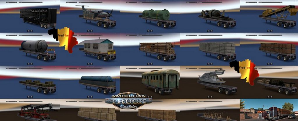Trailer Pack Overweight V2 for ATS - ATS Mod | American Truck Simulator Mod