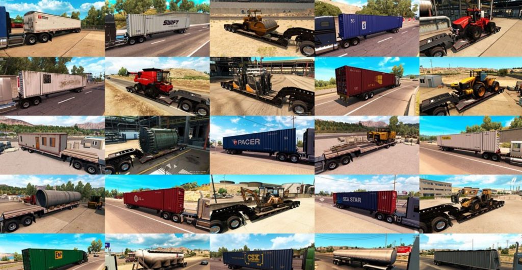 Trailers and Cargo Pack by Jazzycat v 1.1 for ATS - ATS Mod | American ...