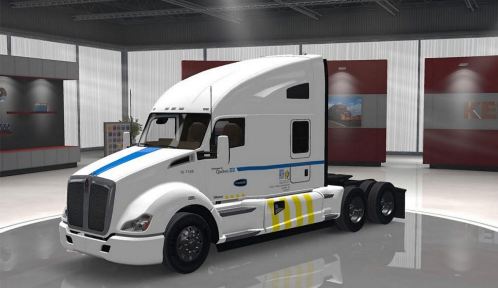 Transport Québec Skin for Kenworth T680 Mod - ATS Mod | American Truck ...