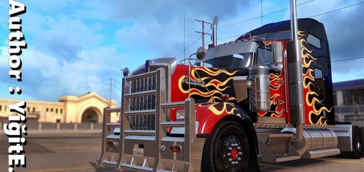 KENWORTH K100E DROM ADDON 1.45 Mod - ATS Mod | American Truck Simulator Mod