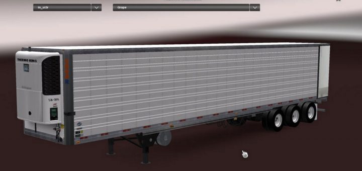 SCS 53ft Trailer Skinpack v1.0 Mod - ATS Mod | American Truck Simulator Mod