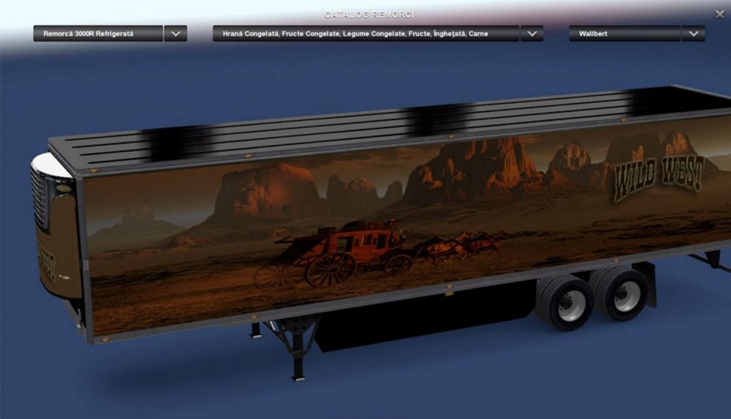 WildWest Trailer Skin - ATS Mod | American Truck Simulator Mod