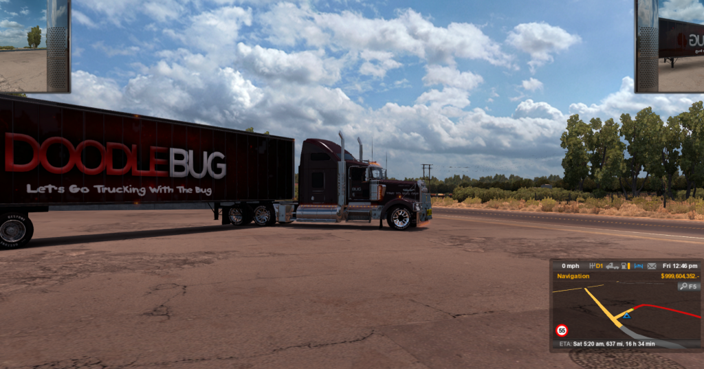 Youtube Gamer Doodle bug Trailer - ATS Mod | American Truck Simulator Mod