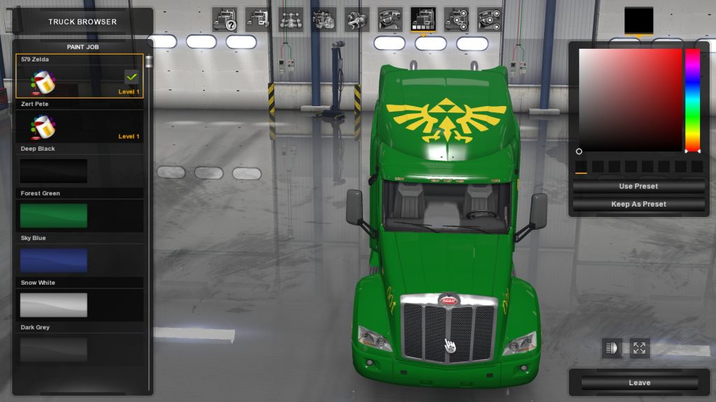 Zelda 579 Skin Mod - ATS Mod | American Truck Simulator Mod