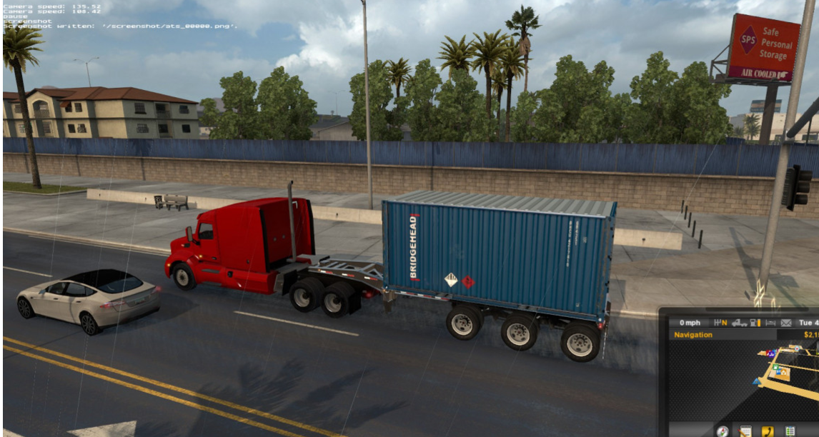 20′ Container Trailer ATS MOD - ATS Mod | American Truck Simulator Mod