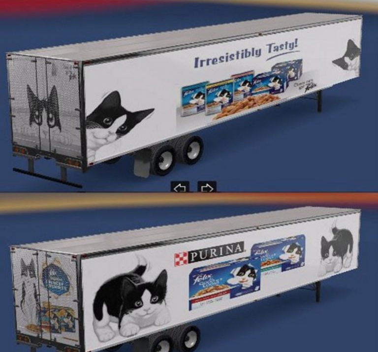 Animal Feed Trailers Mod - ATS Mod | American Truck Simulator Mod
