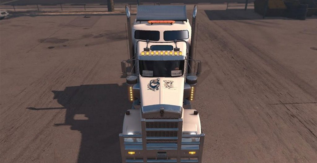 Australian flag w900 skin V1.2 Mod - ATS Mod | American Truck Simulator Mod