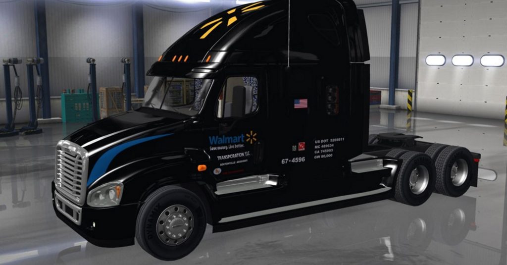 Cascadia Walmart Skins Mod - ATS Mod | American Truck Simulator Mod
