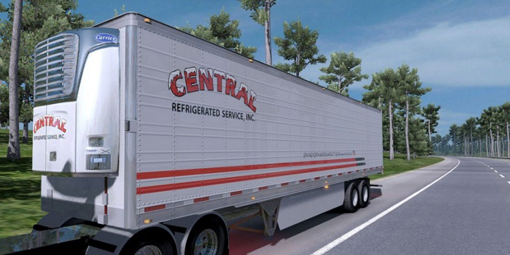 Central Refrigerated Trailer Reefer v 1.5 Mod - ATS Mod | American ...