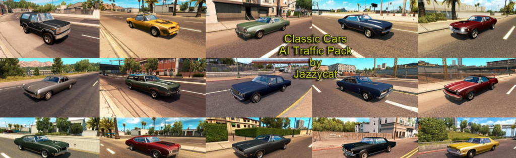 Classic Cars AI Traffic Pack by Jazzycat v 1.2 ATS - ATS Mod | American ...