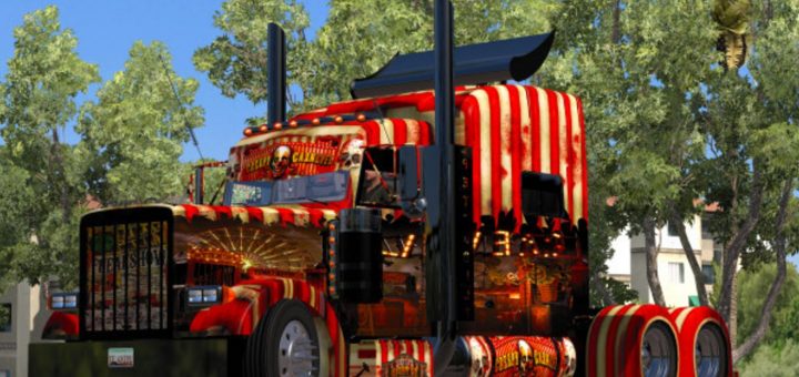 ROLLING TRANSPORT SKIN JON RUDA PETERBILT 389 1.45 Mod - ATS Mod ...