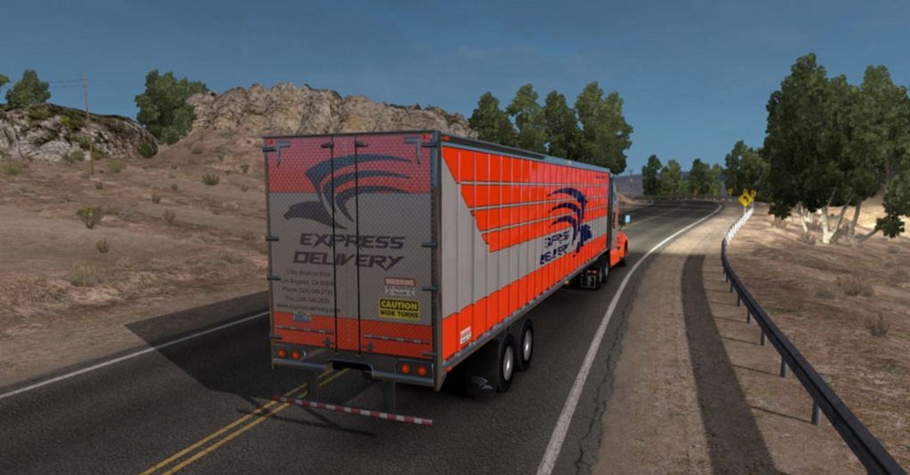 Express Delivery Trailers Mod - ATS Mod | American Truck Simulator Mod