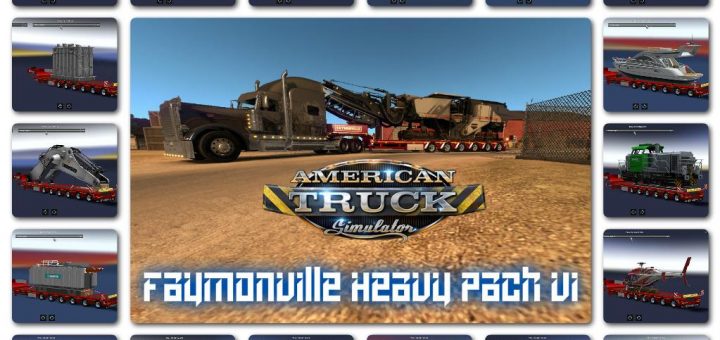 BIG HEAVY PACK ATS V3.8 Mod - ATS Mod | American Truck Simulator Mod