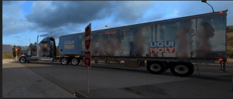 KIT. KENWORTH K200 + TRAILER (LONG) SKINS WITH THE GIRLS MOD - ATS Mod ...