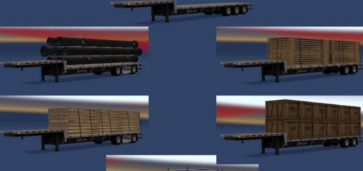 Empty Gooseneck Trailer for ATS - ATS Mod | American Truck Simulator Mod